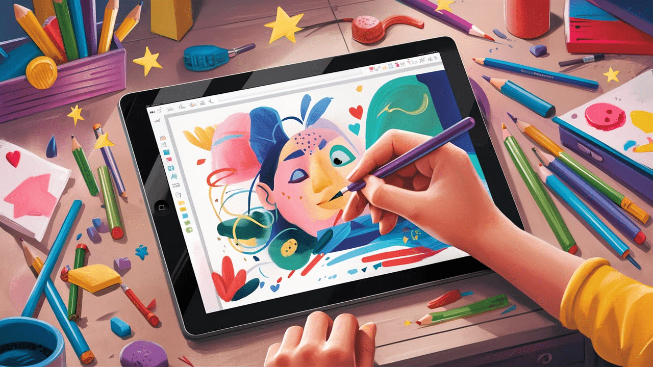 Easy Digital Art Lesson Plans for Beginners - Crafty Daisies