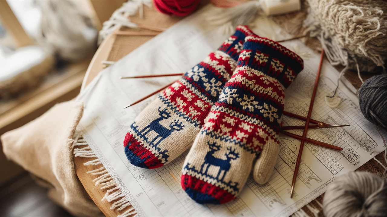 Exploring Norwegian Mittens Pattern - Crafty Daisies