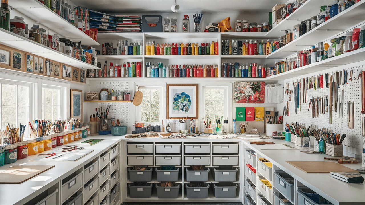 How to Organize Your Art Room Like a Pro? - Crafty Daisies
