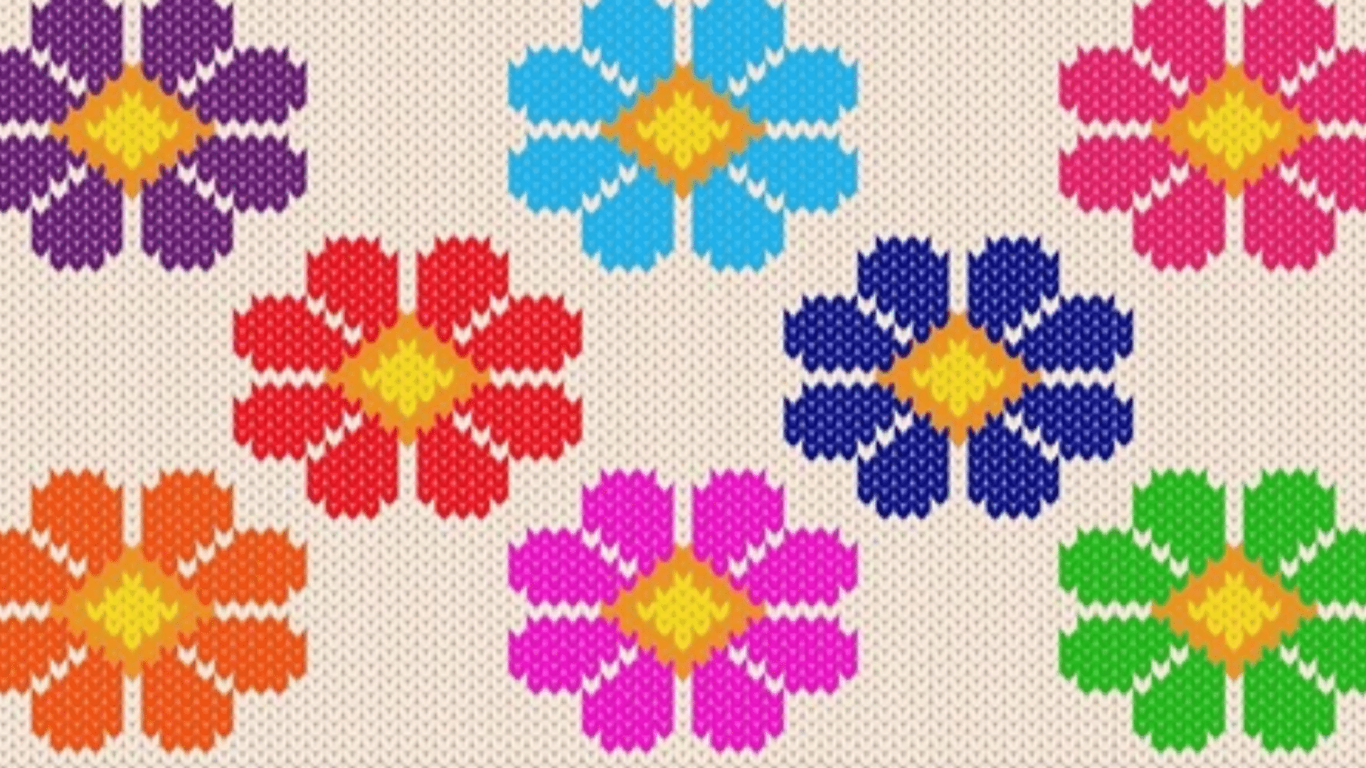 How to Read and Knit a Fair Isle Flower Chart - Crafty Daisies