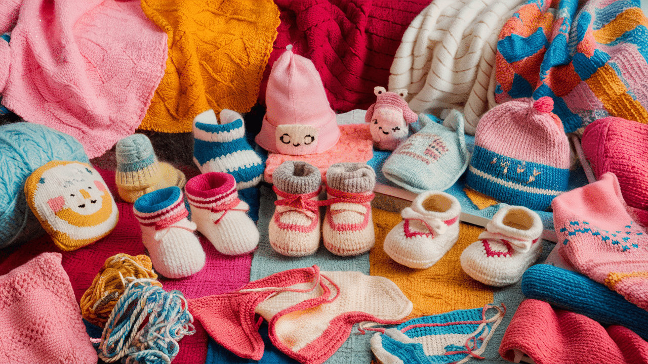 17 Free Knitting Patterns for Modern Baby Projects - Crafty Daisies